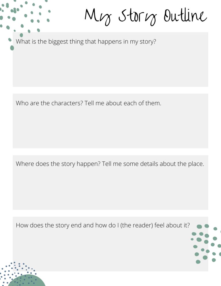 Story Outline Printable – The Modern Homeschool